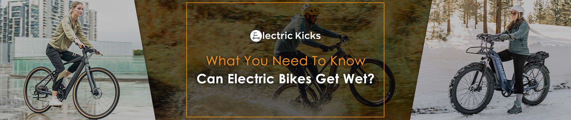 Can Electric Bikes Get Wet? What You Need to Know About Riding in Wet ...