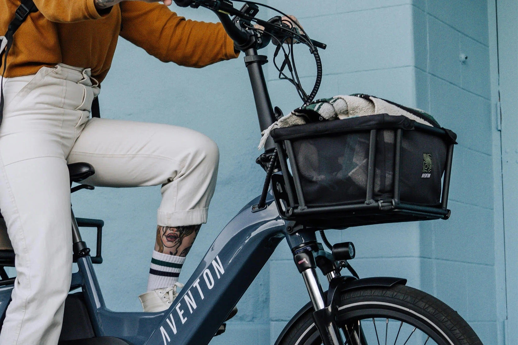 Aventon Front Basket | Electric Kicks